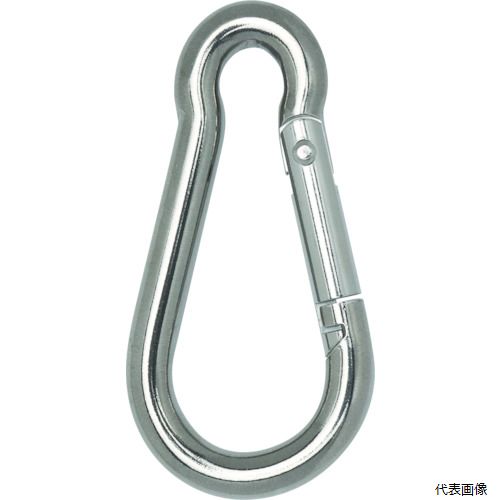【特長】 ●国内製造の高品質なカラビナです。 ●手作業で最終調整をしているので、滑らかな開閉を実現しています。 ●素手にも優しい滑らかなバレル研磨仕上げです。 ●アルミ合金製に比べて耐摩耗性に優れています。 【用途】 ●チェーン・ワイヤ・ロ...