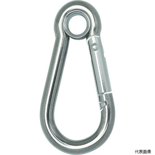 【特長】 ●国内製造の高品質なカラビナです。 ●手作業で最終調整をしているので、滑らかな開閉を実現しています。 ●素手にも優しい滑らかなバレル研磨仕上げです。 ●アルミ合金製に比べて耐摩耗性に優れています。 【用途】 ●チェーン・ワイヤ・ロ...