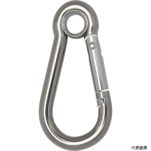 【特長】 ●国内製造の高品質なカラビナです。 ●手作業で最終調整をしているので、滑らかな開閉を実現しています。 ●素手にも優しい滑らかなバレル研磨仕上げです。 ●アルミ合金製に比べて耐摩耗性に優れています。 【用途】 ●チェーン・ワイヤ・ロ...