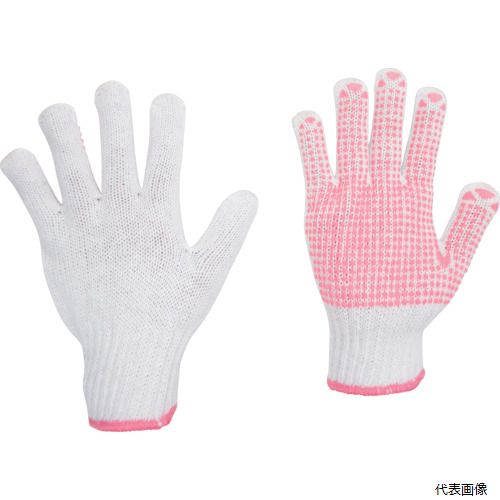 【特長】 ●すべり止め付の軍手です。 ●女性向けの小さめサイズです。 【仕様】 ●色：ホワイト ●サイズ：フリー ●ゲージ数：7 ●全長(cm)：21.0 ●手のひら周り(cm)：17.0 ●中指長さ(cm)：7.5 ●厚さ(mm)：1.8...