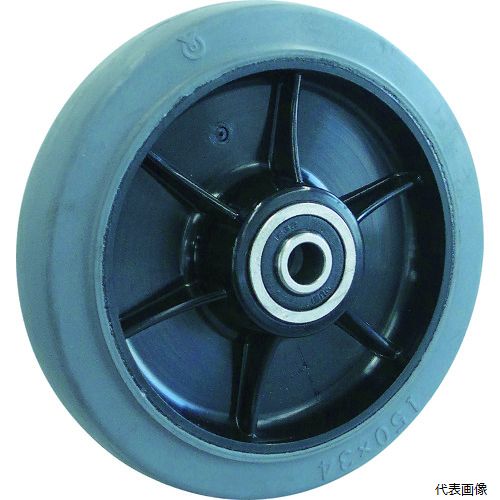 【特長】 ●車輪にエラストマー(キャスター径50〜75mm)、グレーゴム(キャスター径100〜150mm)を使用しているので床面への走行痕が発生しにくくなっています。 ●走行性、耐荷重性を備えた標準的な軽・中量荷重用キャスターです。運搬台車...