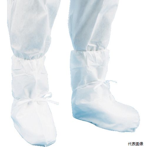 【特長】 ●高いバリア効果と通気性に優れたシューズカバーです。 【用途】 ●粉じん対策／感染症対策／静電塗装作業／アスベスト取扱作業／ガラス繊維取扱作業／ごみ焼却場での作業／土木・下水道内作業／機械など解体メンテナンス作業／集じん機の点検作...