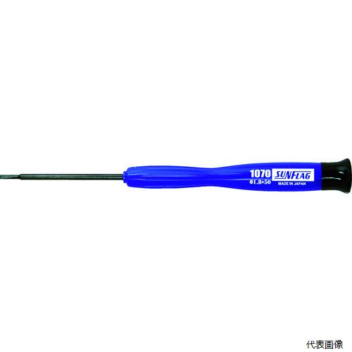 【特長】 ●精密機器・パソコン・カメラ・時計等の精密ネジに最適です。 ●回転キャップでスムーズな作業が可能です。 ●手にフィットしやすく高品質な精密ドライバーです。 【仕様】 ●刃先：［［−］］1.8 ●軸長(mm)：50 ●全長(mm)：...