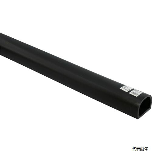 【特長】 ●D型中空構造のため、衝撃吸収性に優れています。 【用途】 ●トラックの後部クッション、カーゴ車やパレットの当り止め、駐車場の車止めに。 【仕様】 ●間口(mm)：1000 ●奥行(mm)：70 ●高さ(mm)：70 ●色：黒 ●...