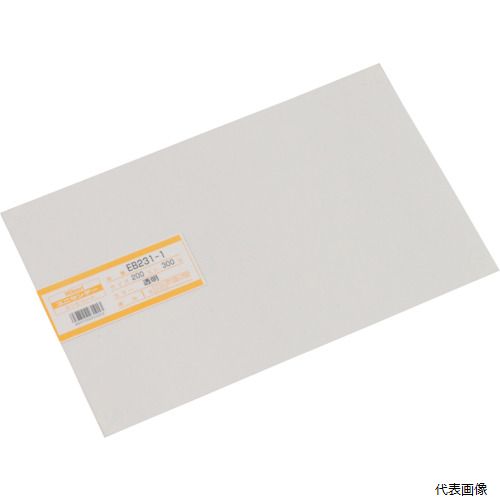 【特長】 ●電気絶縁性・対薬品性に優れています。 【用途】 ●標示板・ディスプレイ・電気絶縁材に。 ●パーテーション・機械部品・補修材・補強材・建具・工作・DIYに。 【仕様】 ●色：透明 ●厚さ(mm)：1 ●幅(mm)：200 ●長さ(...