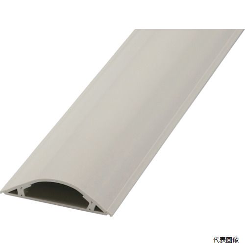 【特長】 ●荷重や衝撃に強い特殊樹脂製で強度は抜群です。 ●カバーの傾斜がなだらかなフラットタイプですから、台車の通過がスムーズで、つまづきを防止します。 ●配線時にケーブルが飛び出しにくい形状です。 ●豊富なサイズと色、付属品を揃え、様々...