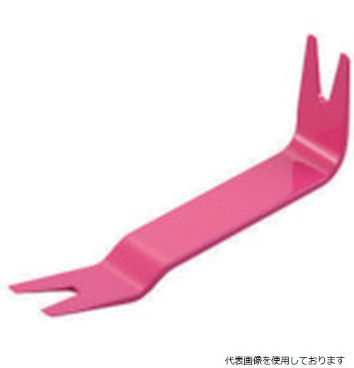 【特長】 ●動車の内張りの取り外しなどに使用する専用工具です。 ●近年の自動車に使用されている表面が軟らかいオレフィン樹脂にも傷を付けにくいよう先端を従来品より薄型形状とし、ファイバー入りの樹脂を使用することで強く硬いリムーバーを実現しまし...
