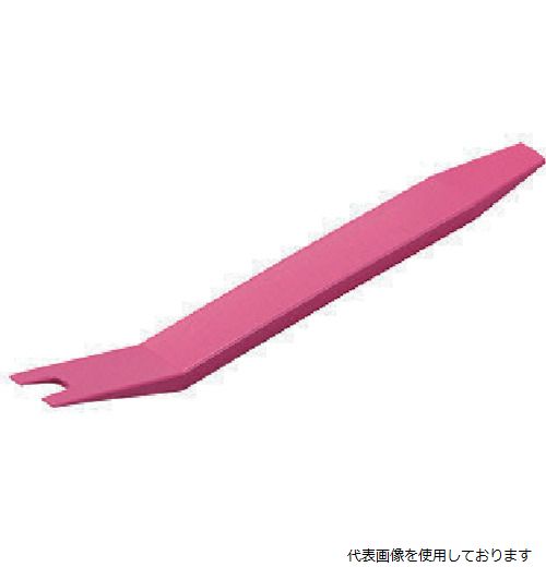 【特長】 ●自動車の内張りの取り外しなどに使用する専用工具です。 ●近年の自動車に使用されている表面が軟らかいオレフィン樹脂にも傷を付けにくいよう先端を従来品より薄型形状とし、ファイバー入りの樹脂を使用することで強く硬いリムーバーを実現しま...