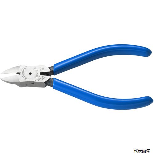 【特長】 ●刃部アール型でシャープな切れ味を持続します。 ●刃部喰い違いストッパー付です。 【用途】 ●プラスチック成形業に。 【仕様】 ●全長(mm)：132 ●刃表面形状：ラウンド刃 ●切断能力(mm)樹脂：φ5 ●刃角(°)：15 ●...