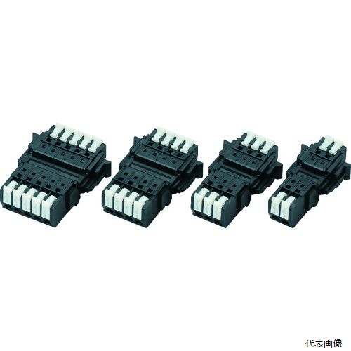 【特長】 ●端子間ピッチ5.08mmのコンパクト設計です。 ●単線・より線の使用可能な中継用端子台です。 ●ボタンのロック機構を使用しワンタッチでカンタン接続ができます。 ●2ピース構造になっておりカンタンに機器のラインの交換ができます。 ...