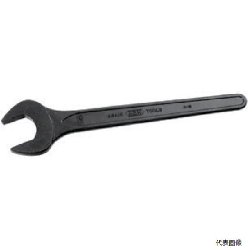 【特長】 ●JIS規格品です。スパナの利点である仮締め時の早回しが可能です。 ●口の傾き角度が約15°付いており裏表を使用することで狭い場所での作業を可能とします。 【用途】 ●六角ボルト・ナットの締結作業 【仕様】 ●二面幅寸法(mm)：...