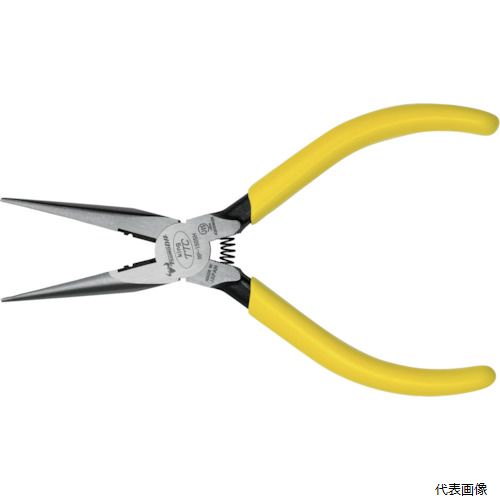【特長】 ●開閉ばね、皮むき用刃穴が付いています。 【仕様】 ●全長(mm)：161 ●切断能力(mm)鉄線：φ1.2 ●切断能力(mm)軟鉄線：φ2.0 ●切断能力(mm)銅線：φ2.6 ●ばね付 ●刃内径：φ1.5mm ●先端部ギザ付 ...