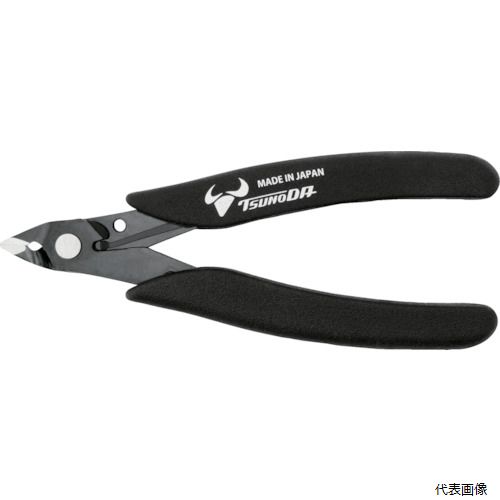 【特長】 ●ゲートの切断やリード線など細かい線材が切断しやすい小型軽量ニッパーです。 【仕様】 ●全長(mm)：125 ●切断能力(mm)アルミ線：φ2.6 ●切断能力(mm)ABS樹脂：Φ3.0 ●切断能力(mm)プラスチック：Φ3.0 ...