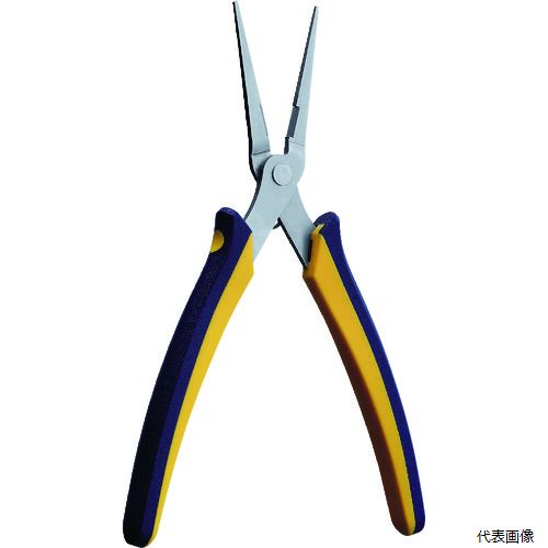 【特長】 ●軽さと剛性感を両立しています。 ●握りやすく滑りにくい高級ハンドル仕様です。 ●狭いところに便利な先細タイプです。 【仕様】 ●全長(mm)：158 ●先端形状：1×2 ●切断能力(mm)軟鉄線：φ1.5 ●切断能力(mm)銅線...
