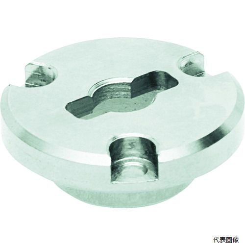 【用途】 ●サムターンクランパー用カムケース。 【仕様】 ●適合ベース厚さ(mm)：12超え ●寸法(mm)D：32 ●寸法(mm)D1：20 ●寸法(mm)Dp：26 ●寸法(mm)H：11 ●寸法(mm)H1：5.5 ●寸法(mm)d：...