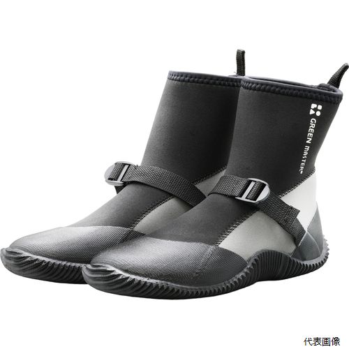 【特長】 ●オシャレで軽く、伸縮性のよい長靴です。 ●地下足袋感覚で履ける防水シューズです。 ●独自開発のグリップ底により、足場に跡が残りにくく、高いグリップ力を発揮します。 ●柔らかく脱ぎ履きのしやすいフィットタイプです。 【用途】 ●農...