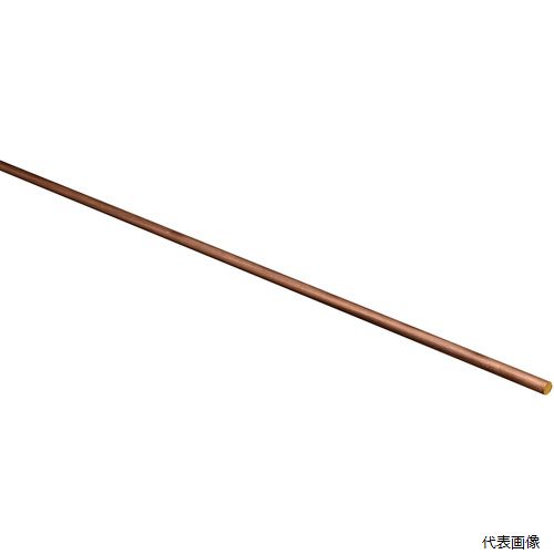 【特長】 ●電気伝導性・熱伝導性・加工性に優れています。 【用途】 ●部品・工作・補修等に。 ●機械部品・DIY・家具・建具・部品・補強材などに。 【仕様】 ●直径(mm)：6 ●長さ(mm)：395 【材質／仕上】 ●銅 【入数】 ●1本...