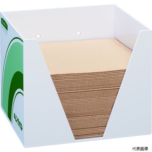 【特長】 ●タオル・4つ折りタイプの専用樹脂製ディスペンサーです。 ●キムタオルとワイプオールの2柄入りです。 ●壁や棚に設置することで仕事場の整理整頓に有効です。 ●色：白 ●幅(mm)：201 ●奥行(mm)：183 ●高さ(mm)：1...