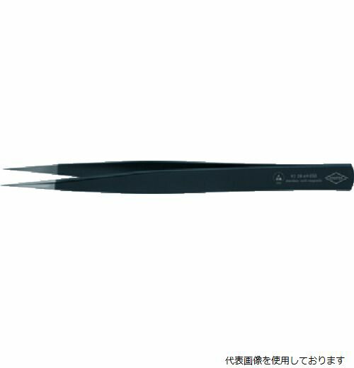 【特長】 ●先端は無反射で静電気対策加工されています。 ●最適に保持できるように、グリップ面はマット仕上げになっています。 ●ESD対策仕様商品です。 【用途】 ●エレクトロニクス用。 【仕様】 ●全長(mm)：120 ●幅(mm)：10 ...