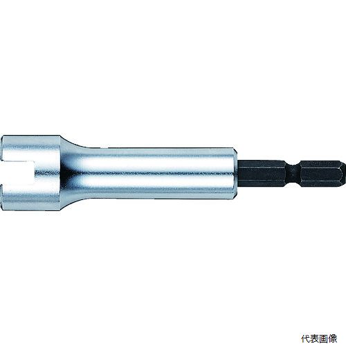 【特長】 ●電動インパクトに取り付けて、蝶ナットを短時間で締め緩めすることができます。 ●刈払機のカッター交換に便利な対辺13mmの六角ナットも回せます。 ●全長90mmのセミロング仕様で穴深さは51mmのため、ナット作業に適しています。 ...