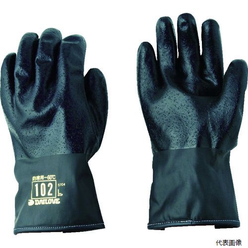 【特長】 ●-60℃環境下でも硬くならないポリウレタンを使用した防寒用手袋です。 ●ダイローブ102の黒タイプです。 ●熱湯でも樹脂の軟化や硬化はありません。 ●表面粒子で滑りに強く、インナーがボアになっているので高い保温性があります。 ●...