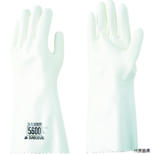 【特長】 ●表面粒子が滑りに強くハードワーク向けの耐溶剤手袋です。 ●ほとんどの溶剤に溶けることがなく使用後の硬化がありません。 ●手首までしっかり隠れる長さ33cmタイプです。 ●ダイローブ5500の滑り止めタイプです。 ●靴底と同素材の...