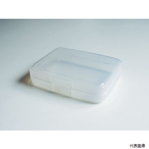 【特長】 ●丸みのあるシンプルなデザインの小物収納ケースです。 【用途】 ●部品パーツの搬送、保管、整理整頓用。 【仕様】 ●外形寸法(mm)幅：96 ●外形寸法(mm)奥行：71 ●外形寸法(mm)高さ：19 ●有効内寸(mm)幅：95 ...