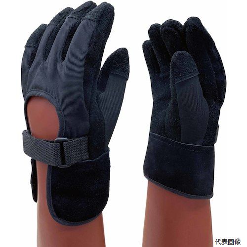 【特長】 ●天然皮革製で耐久性に優れたカバーです。 ●甲側を伸縮性のあるメッシュ素材に改良。ゴム手袋にフィットします。 ●装着性の高いナイロンバンドです。 ●渡部工業製の高圧手袋全サイズに装着可能です。 【用途】 ●高圧ゴム手袋の保護カバー...