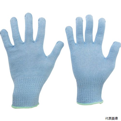 【特長】 ●ステンレス繊維と摩耗に強い高強力ポリエチレン（ツヌーガ［［R下］］）を使用しているので耐久性が高いです。 ●薄手なのでインナー用としても使用できます。 【仕様】 ●色：ブルー ●サイズ：M ●全長(cm)：23.0 ●手のひら周...