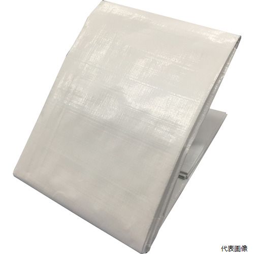 【特長】 ●清潔感のあるホワイトで景観を損なわない厚手の作業用シートです。 【用途】 ●機械カバー、養生用シートなどに。 ●色：ホワイト ●幅(m)：1.7 ●長さ(m)：2.5 ●厚さ(mm)：0.22 ●番手(#)：3000 ●ハトメ数...