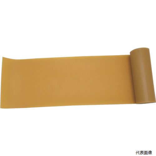 【特長】 ●伸び率が良く、耐摩耗性に優れています。 ●伸び率がよく、元に戻ろうとする力が強いです。 【用途】 ●バンド、クッション材、すべり止め。 【仕様】 ●色：飴色 ●厚さ(mm)：1 ●幅(mm)：100 ●長さ(mm)：1000 ●...