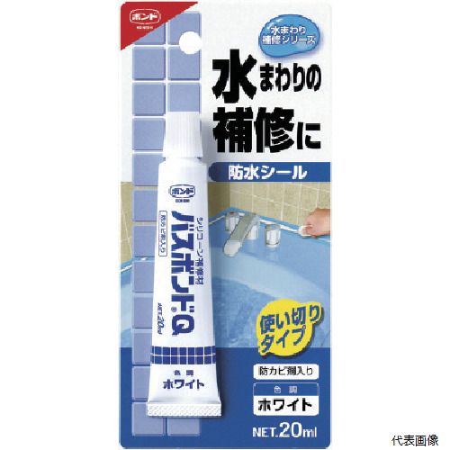 【特長】 ●密着性に優れたシリコーン樹脂を使用し、水まわりの補修に適しています。 ●速硬化型で作業効率が向上します。 ●耐水性・耐熱性・耐寒性・耐候性に優れます。 ●クリヤー色以外は防カビ剤入りです。 ●幅広い接着性で塩ビ鋼板にも使用可能で...