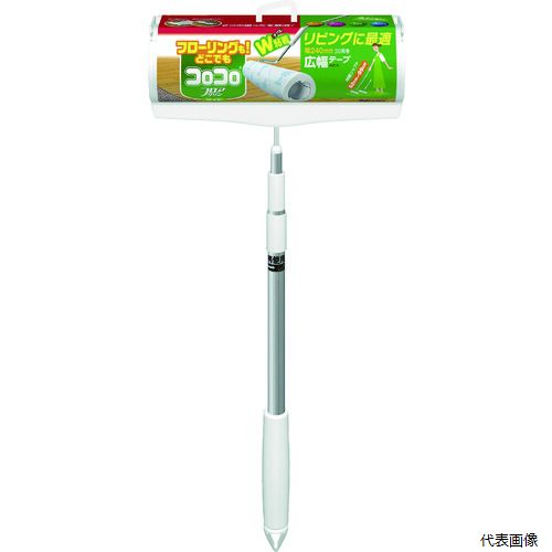 【特長】 ●フローリングでも貼り付かずワイパーでは取りきれない大きなゴミもしっかりキャッチします。 【用途】 ●室内のいろいろな床、壁や天井の清掃に。 ●幅(mm)：270 ●長さ(mm)：520〜990 ●テープサイズ：240mm幅×30...