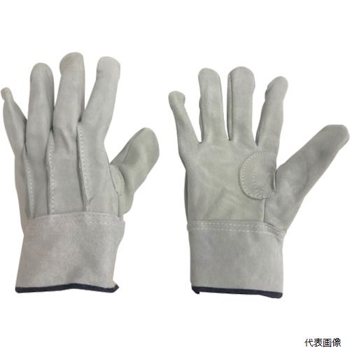 【特長】 ●良質で厚みのある牛床革を使用しています。 ●手袋内に付いた綿メリヤス生地が汗を吸い取りムレを軽減し、快適なつけ心地です。 ●優れた耐久性と摩耗性で熱にも強いです。 【用途】 ●一般作業用。 ●建築土木、屋内作業用。 【仕様】 ●...