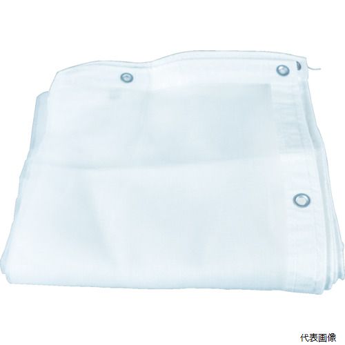 【特長】 ●軽くて作業性に優れた、飛散防止用の塗装シートです。 【用途】 ●塗装現場などの足場単管に使用し、塗装が飛散するのを防止します。 ●色：白 ●幅(m)：1.8 ●長さ(m)：5.4 ●ハトメ数(個)：48 ●ハトメピッチ(cm)：...