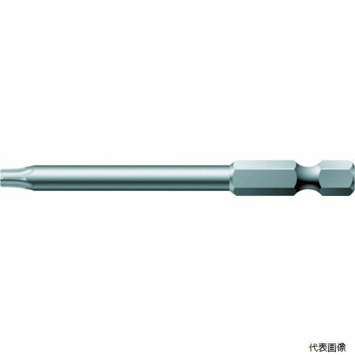 【特長】 ●頑強なビットで、鉄板や金属板での加工に最適です。 【仕様】 ●刃先：T40 ●全長(mm)：89 ●先端マグネット：無し ●色：シルバー ●差込(mm)：6.35 ●差込：6.35mm ●トーションタイプ 【入数】 ●1本 他の...