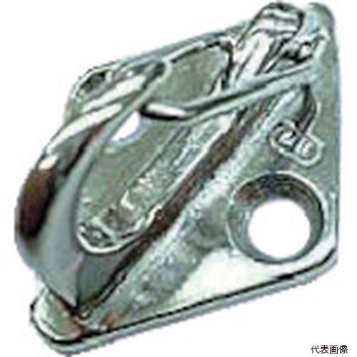 【特長】 ●フック部には、外れ止め付です。 【用途】 ●壁面に設置し、物掛けや、チェーン・ロープの端末金具として。 【仕様】 ●使用荷重(kN)：0.10 ●L1(mm)：42 ●S(mm)：10 ●W1(mm)：32 ●W2(mm)：20...