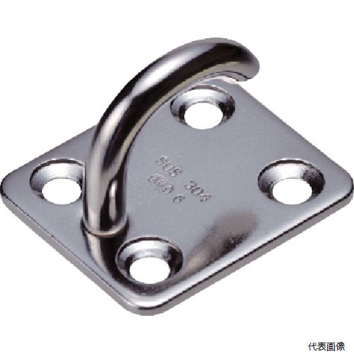 【特長】 ●4箇所を止めるタイプです。 【用途】 ●支柱や壁面等に取り付けます。 【仕様】 ●使用荷重(kN)：0.15 ●A1(mm)：34 ●D(mm)：6 ●A2(mm)：20 ●B1(mm)：40 ●H(mm)：25.5 ●B2(m...