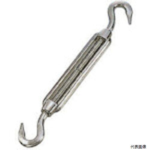 【特長】 ●枠を回転させると、ゆるめたり、締めたりすることができます。 【用途】 ●ワイヤロープの張り具合の調節に。 【仕様】 ●使用荷重(kN)：3.92 ●ねじ径：W1/2 ●L(mm)：200 ●A(mm)：100 ●W(mm)：34...