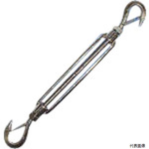 【特長】 ●枠を回転させると、ゆるめたり、締めたりすることができます。 【用途】 ●ワイヤロープの張り具合の調節に。 【仕様】 ●使用荷重(kN)：1.18 ●ねじ径：W5/16 ●L(mm)：120 ●A(mm)：65 ●W(mm)：21...