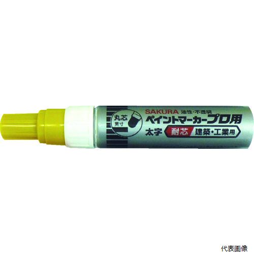 【特長】 ●ペン先が強く、粗い面にも長く書けます。 ●耐水性・耐光性に優れています。 【用途】 ●資材や屋外備品のマーキングに。 ●配管・検査箇所のマーキングに。 ●屋外でのマーキング作業に。 【仕様】 ●インク色：黄 ●適合温度範囲(℃)...