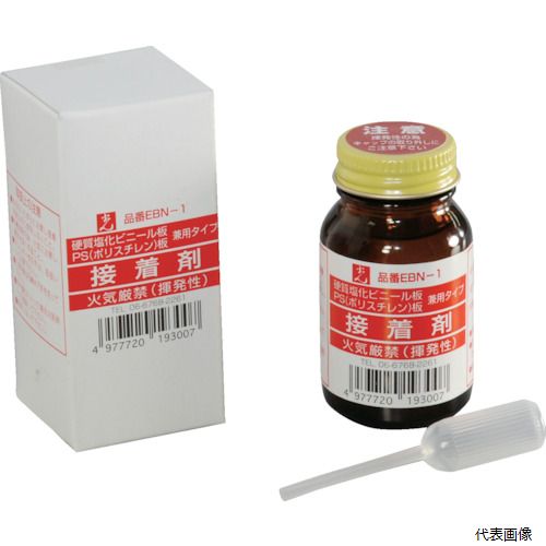 【特長】 ●塩化ビニール系及び、ポリスチレン系接着剤です。 ●溶剤タイプです。 【用途】 ●硬質塩化ビニール用 ●接着剤・補修・補強・工作・DIY 【仕様】 ●色：透明 ●容量(cc)：30 ●溶剤タイプ 【材質／仕上】 ●有機溶剤(テトラ...
