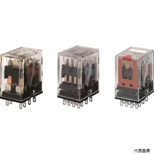 【特長】 ●汎用リレーです。 ●汎用リレーのベストセラーです。 ●動作表示灯付、ラッチングレバー付、ダイオード内蔵形、CR回路内蔵形など用途に合わせて選定可能です。 ●軽い挿入力と強固な引抜強度で、配線工数を削減するプッシュインPlus端子...