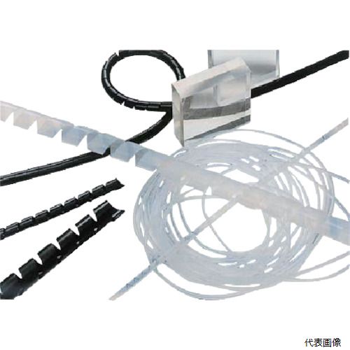 【特長】 ●RoHS指令適合製品です。 ●弾力性が強く、曲げても折れることがありません。 ●電気絶縁性、種々の耐薬品性に優れています。 【用途】 ●電線の保護に。 【仕様】 ●色：ナチュラル ●長さ(m)：50 ●チューブ外径(mm)：9....