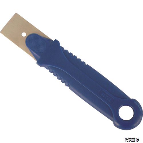 【特長】 ●握りやすいハンドルです。 ●保管に便利なキャップ付きです。 【用途】 ●錆び落としに。 ●汚れや粘着物の除去用に。 【仕様】 ●全長(mm)：160 ●刃幅(mm)：25 ●刃長(mm)：47 ●刃付け加工有り 【材質／仕上】 ...