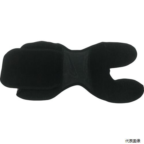 【特長】 ●3ヵ所を固定するため、ズレません。 ●縦、横2方向に伸縮性特殊素材を使用しています。 ●足の太さにかかわらず、膝にピタリとフィットします。 【用途】 ●膝用サポーター。 【仕様】 ●色：ブラック ●サイズ：フリー ●包装形態：箱...