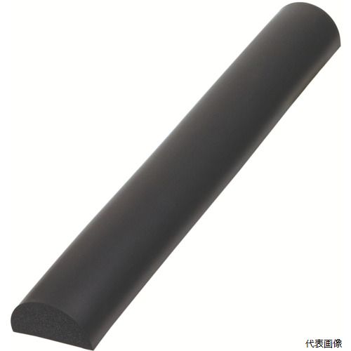 【特長】 ●クッション性、耐摩耗性に優れたクッション材です。 【用途】 ●衝撃吸収材として。 【仕様】 ●色：ブラック ●幅(mm)：50 ●長さ(m)：0.4 ●厚さ(mm)：26 ●取付方法：貼付タイプ（両面テープ別売） ●入り数(本)...