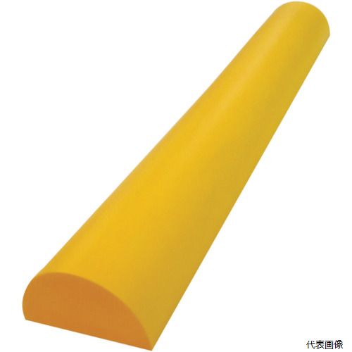 【特長】 ●クッション性、耐摩耗性に優れたクッション材です。 【用途】 ●自動車のドアエッジの保護や衝撃吸収材として。 【仕様】 ●色：イエロー ●幅(mm)：50 ●長さ(m)：0.4 ●厚さ(mm)：26 ●取付方法：貼付タイプ（両面テ...