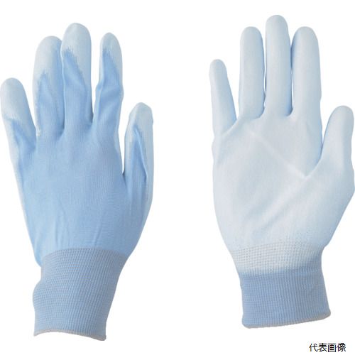 【特長】 ●長繊維ウーリーナイロンを使用していますので、ホコリの発生を抑制します。 ●手のひら部分にウレタン樹脂をコートしています。 ●15ゲージの薄手手袋にポリウレタンのコーティングでフィット感が抜群です。 【用途】 ●精密機械工業・流通...