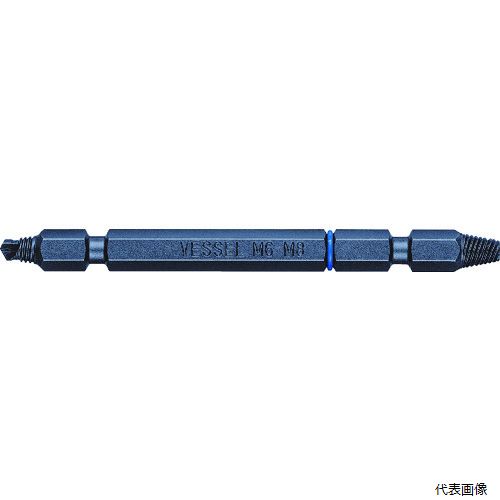 【特長】 ●なめて、つぶれたネジを簡単に取り外せます。 ●ドライバーで回せなくなったネジが回せます。 ●穴あけ、ネジはずしの回転方向が左回りで同一の為、間違えにくいです。 ●サイズや向きが一目で分かるOリング付きです。 【用途】 ●なめてつ...